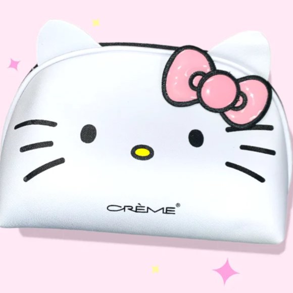 Hello Kitty | Bags | The Creme Shop X Pink Hello Kitty Cosmetic Makeup ...